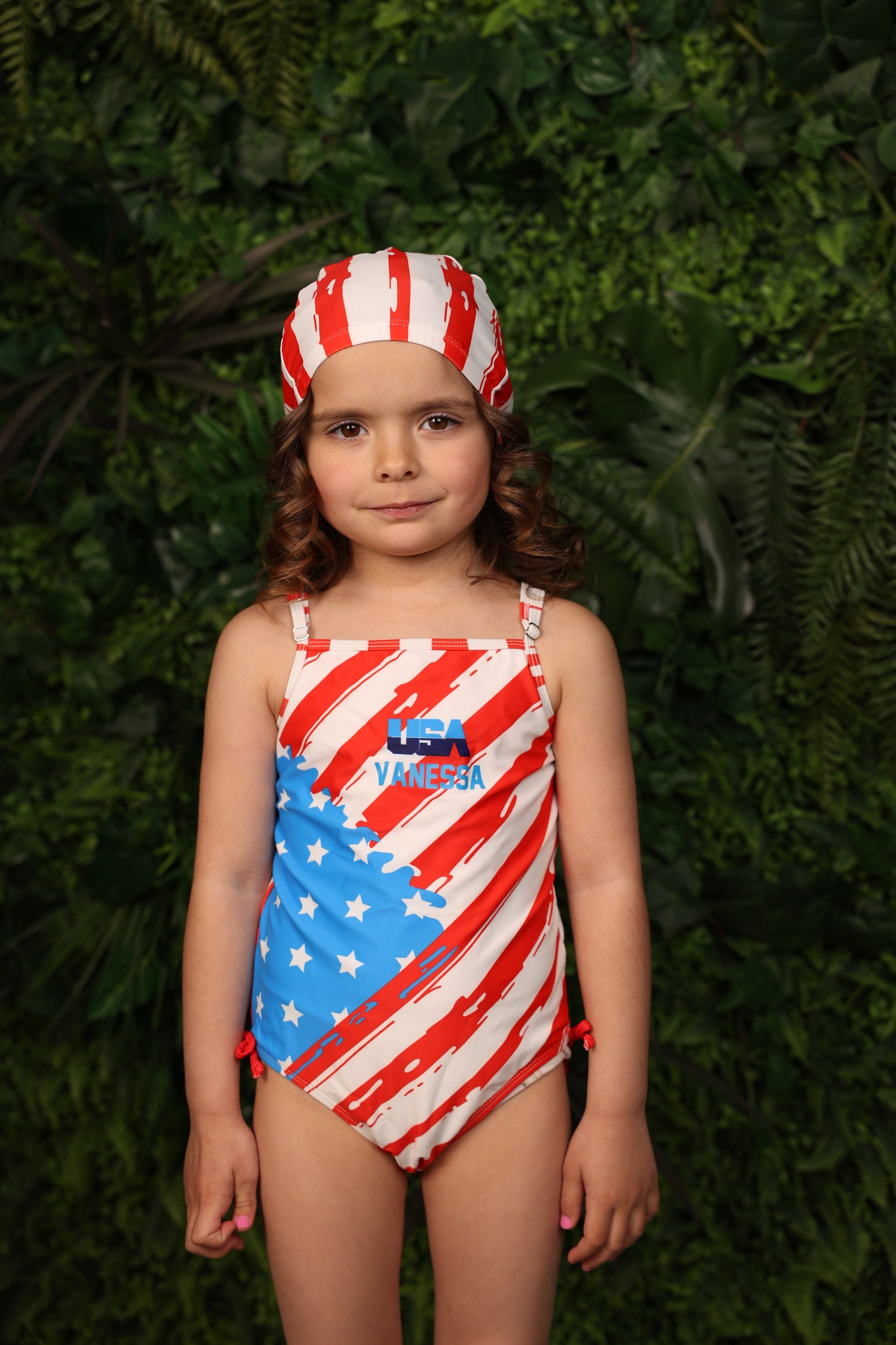 Kids Birthday Princess/Squad Swimsuit, Personalized Kids Swimsuits ...