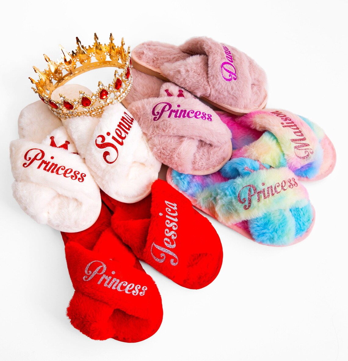 Personalized Princess Kids Slippers – Sunny Boutique Miami