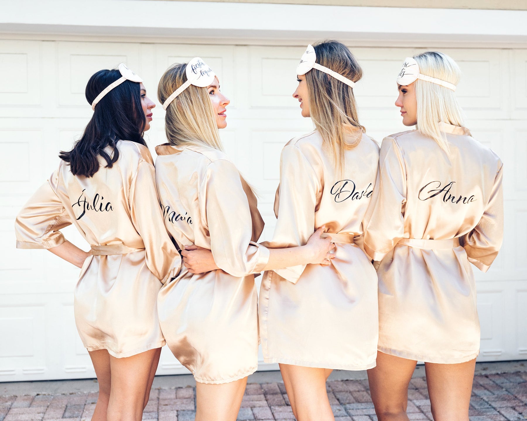 Custom Bridesmaid Satin Robes – Sunny Boutique Miami